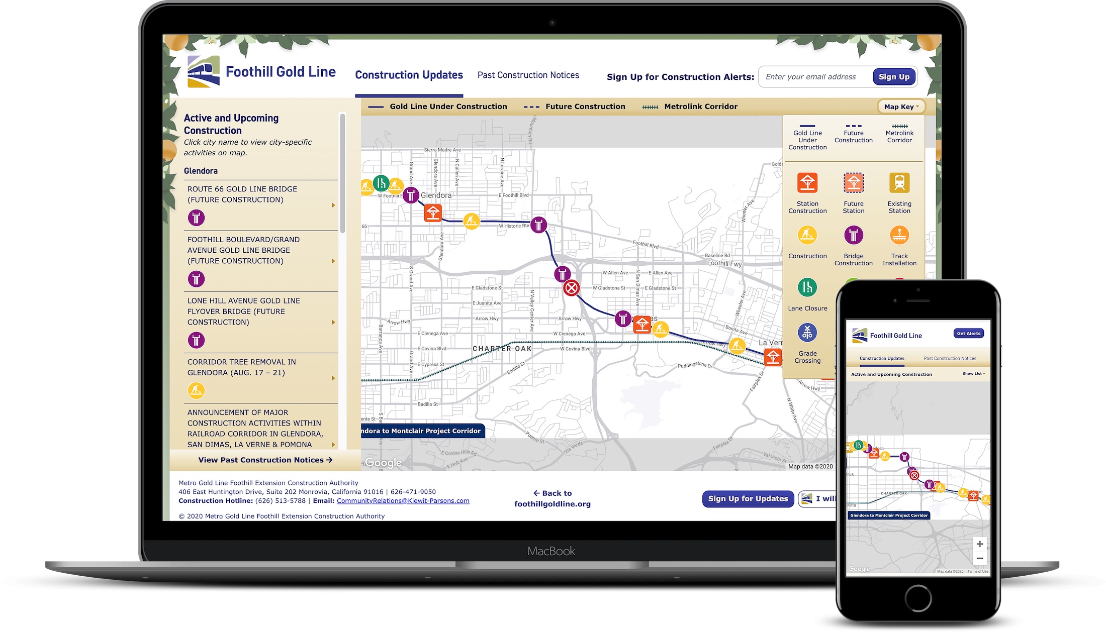 Foothill Gold Line Construction Updates